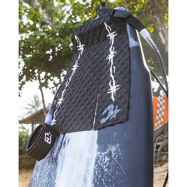 Creatures of Leisure Jack Freestone Lite EcoPure Art Series Bone Barbed Wire Surfboard Traction